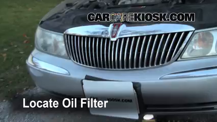 Oil & Filter Change Lincoln Continental (1995-2002) - 2001 Lincoln ...