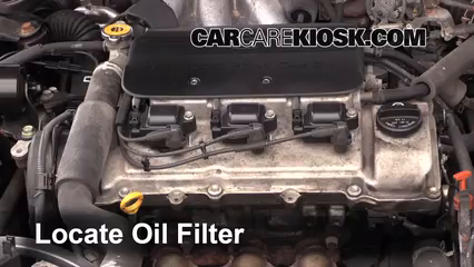 Oil & Filter Change Toyota Solara (1999-2003) - 2001 Toyota Solara SLE ...