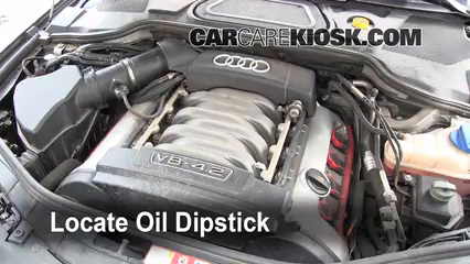 Oil & Filter Change Audi A8 Quattro (2004-2010) - 2004 Audi A8 Quattro ...