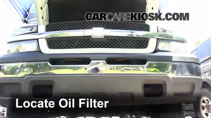 Oil & Filter Change Chevrolet Silverado 1500 (1999-2007) - 2001 ...
