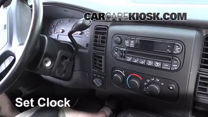 How to Set the Clock on a Dodge Dakota (1997-2004) - 2001 Dodge Dakota ...