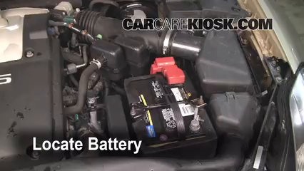 Battery Replacement: 2004-2008 Nissan Maxima - 2005 Nissan Maxima SE 3 ...