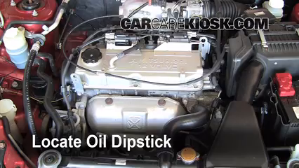 Oil & Filter Change Mitsubishi Lancer (2002-2007) - 2005 Mitsubishi ...