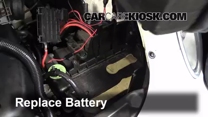 Battery Replacement: 2006-2010 Volkswagen Beetle - 2009 Volkswagen ...