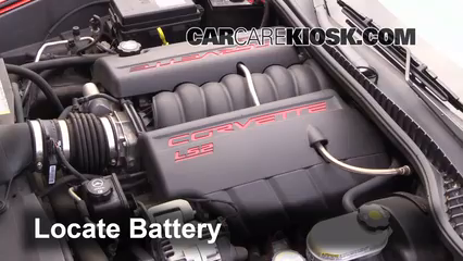 Battery Replacement: 2005-2013 Chevrolet Corvette - 2006 Chevrolet ...