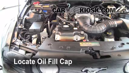 Oil & Filter Change Ford Mustang (2005-2009) - 2006 Ford Mustang GT 4 ...
