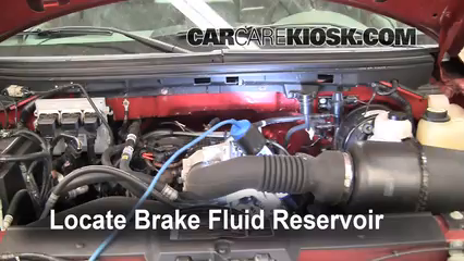 2004-2008 Ford F-150 Brake Fluid Level Check - 2007 Ford F-150 XL 4.2L ...