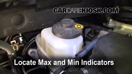 2006-2012 Toyota RAV4 Brake Fluid Level Check - 2007 Toyota RAV4 2.4L 4 ...