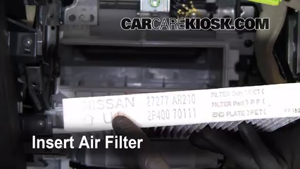 Cabin Filter Replacement: Infiniti G35 2007-2012 - 2008 Infiniti G35 3 ...