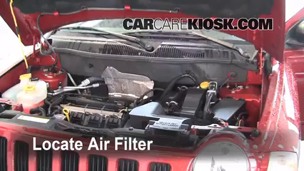 Air Filter How-To: 2007-2010 Jeep Compass - 2008 Jeep Compass Sport 2 ...