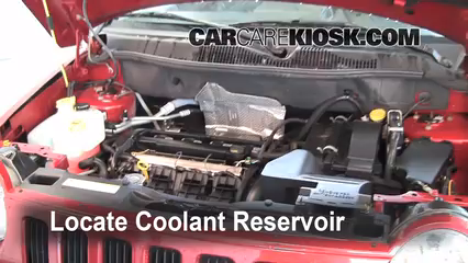 How to Add Coolant: Jeep Compass (2007-2010) - 2008 Jeep Compass Sport ...