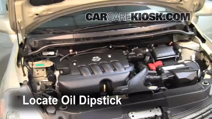 Oil & Filter Change Nissan Versa (2007-2012) - 2008 Nissan Versa S 1.8L ...