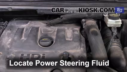 Follow These Steps to Add Power Steering Fluid to a Peugeot 307 (2001 ...