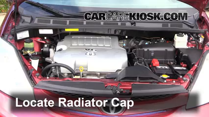 Coolant Flush How-to: Toyota Sienna (2004-2010) - 2006 Toyota Sienna LE ...