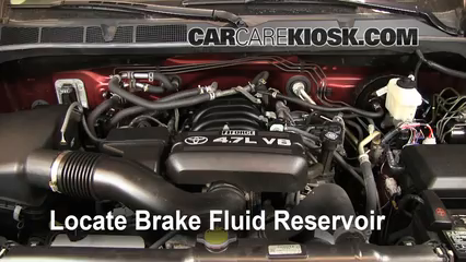 2007-2013 Toyota Tundra Brake Fluid Level Check - 2010 Toyota Tundra 5 ...