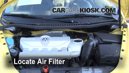 Air Filter How-To: 2006-2010 Volkswagen Beetle - 2008 Volkswagen Beetle ...