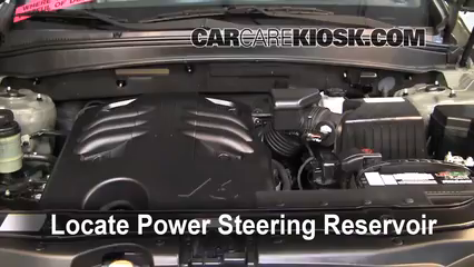 Check Power Steering Level Hyundai Santa Fe (2007-2012) - 2009 Hyundai ...