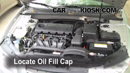 Oil & Filter Change Kia Rondo (2007-2010) - 2008 Kia Rondo EX 2.4L 4 Cyl.