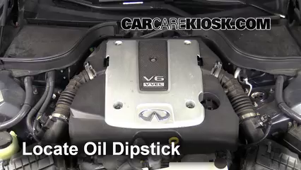 Oil & Filter Change Infiniti G37 (1985-2013) - 2009 Infiniti G37 X 3.7L ...