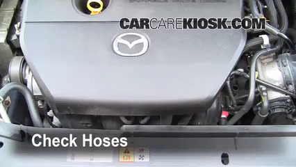How to Add Coolant: Mazda 5 (2006-2010) - 2009 Mazda 5 Sport 2.3L 4 Cyl.