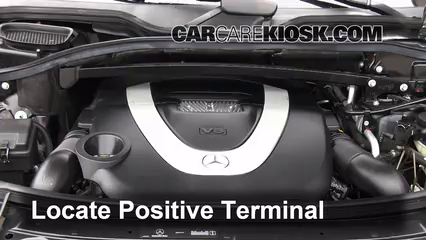 How to Jumpstart a 2007-2012 Mercedes-Benz GL450 - 2009 Mercedes-Benz ...