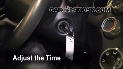 How to Set the Clock on a Honda Fit (2009-2013) - 2010 Honda Fit Sport ...