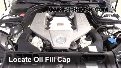 Oil & Filter Change Mercedes-Benz C63 AMG (2008-2015) - 2010 Mercedes ...
