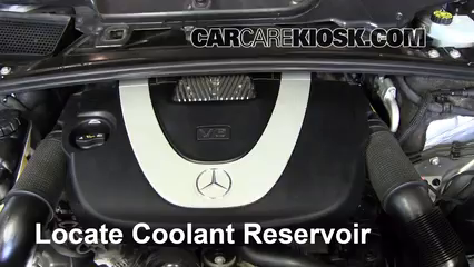 How to Add Coolant: Mercedes-Benz R350 (2006-2012) - 2010 Mercedes-Benz ...