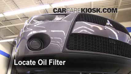 Oil & Filter Change Mitsubishi Outlander (2007-2013) - 2008 Mitsubishi ...