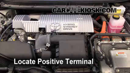 How to Jumpstart a 2010-2015 Toyota Prius - 2010 Toyota Prius 1.8L 4 Cyl.