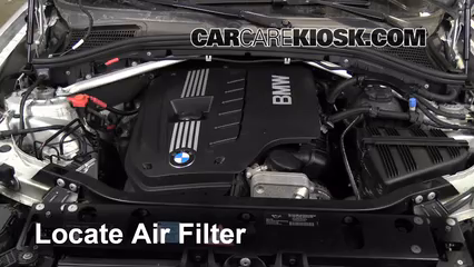 Air Filter How-To: 2011-2016 BMW X3 - 2011 BMW X3 xDrive28i 3.0L 6 Cyl.