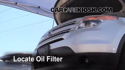 Oil & Filter Change Ford Explorer (2011-2016) - 2011 Ford Explorer XLT ...