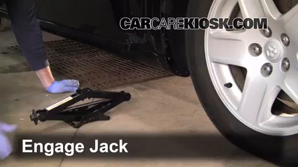 2009-2013 Mazda 6 Jack Up How To - 2012 Mazda 6 i 2.5L 4 Cyl.