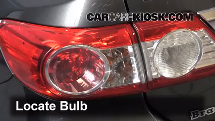 Reverse Light Replacement 2009-2013 Toyota Corolla - 2012 Toyota ...