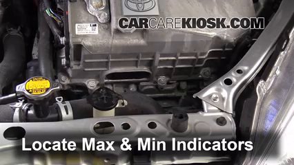 How to Add Coolant: Toyota Prius C (2012-2015) - 2012 Toyota Prius C 1 ...