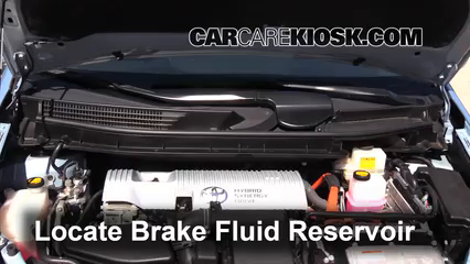 Add Brake Fluid: 2012-2016 Toyota Prius V - 2012 Toyota Prius V 1.8L 4 Cyl.