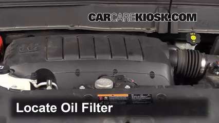 Oil & Filter Change Chevrolet Traverse (2013-2016) - 2013 Chevrolet ...