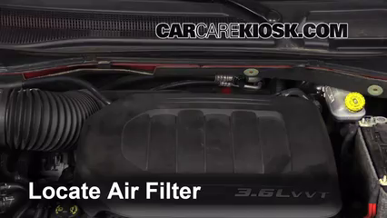 Air Filter How-To: 2008-2016 Dodge Grand Caravan - 2013 Dodge Grand ...