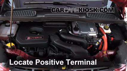 How to Jumpstart a 2013-2016 Ford C-Max - 2013 Ford C-Max Hybrid SEL 2 ...