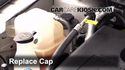 How to Add Coolant: Ford Edge (2011-2014) - 2013 Ford Edge SE 2.0L 4 ...