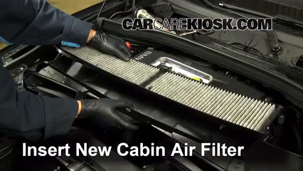 Cabin Filter Replacement: BMW X1 2013-2015 - 2014 BMW X1 xDrive28i 2.0L ...