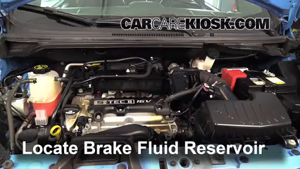 2013-2015 Chevrolet Spark Brake Fluid Level Check - 2014 Chevrolet ...