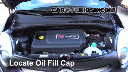 Oil & Filter Change Fiat 500L (2014-2016) - 2014 Fiat 500L 1.4L 4 Cyl ...