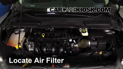Air Filter How-To: 2013-2016 Ford Escape - 2014 Ford Escape S 2.5L 4 Cyl.