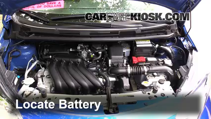 Battery Replacement: 2014-2016 Nissan Versa Note - 2015 Nissan Versa ...