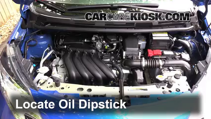 Oil & Filter Change Nissan Versa Note (2014-2016) - 2015 Nissan Versa ...