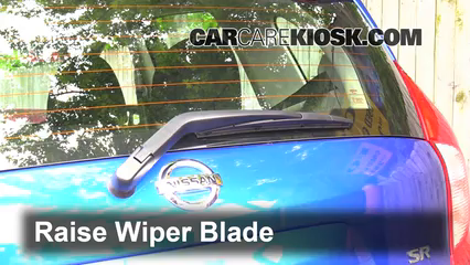 Rear Wiper Blade Change Nissan Versa Note (2014-2016) - 2015 Nissan ...